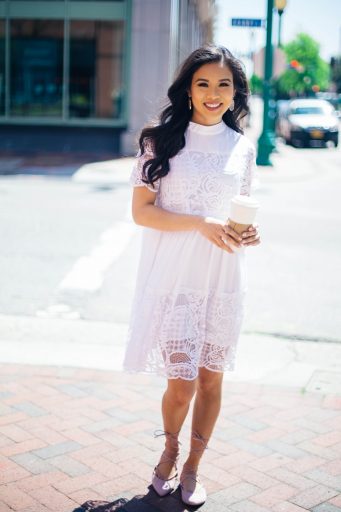 Spring Details :: The White Lace Dress - Color & Chic