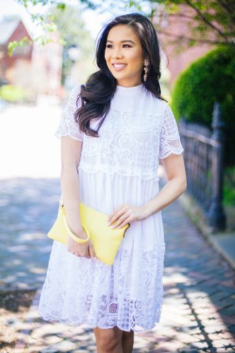 Spring Details :: The White Lace Dress - Color & Chic