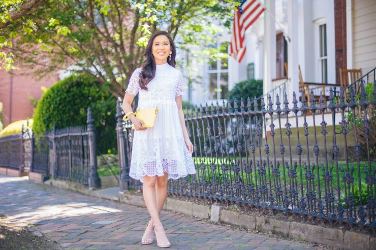 Spring Details :: The White Lace Dress - Color & Chic