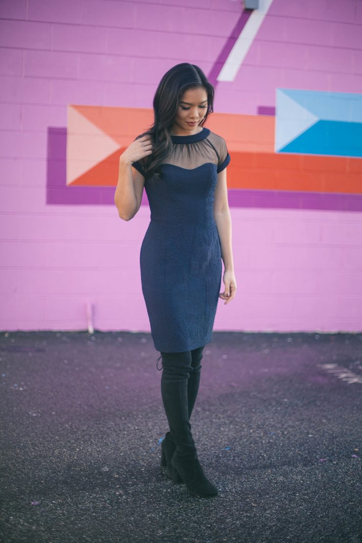 Illusion Dress :: The Dress that Does it All - Color & Chic