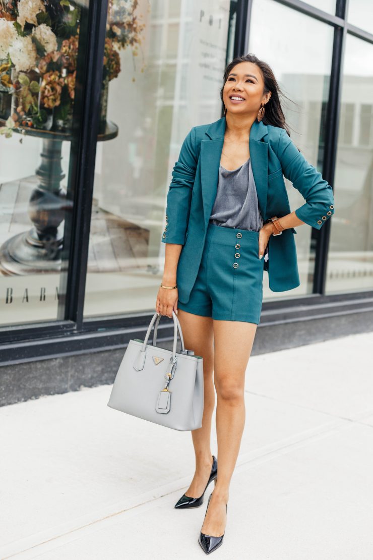 How to Wear A Short Suit & Rock It - Color & Chic