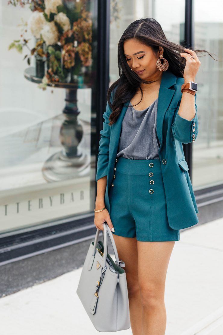 How to Wear A Short Suit & Rock It - Color & Chic