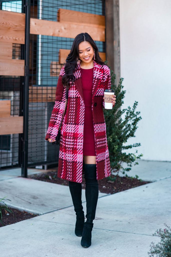 Styling a Statement Coat :: Rich Shades of Red - Color & Chic