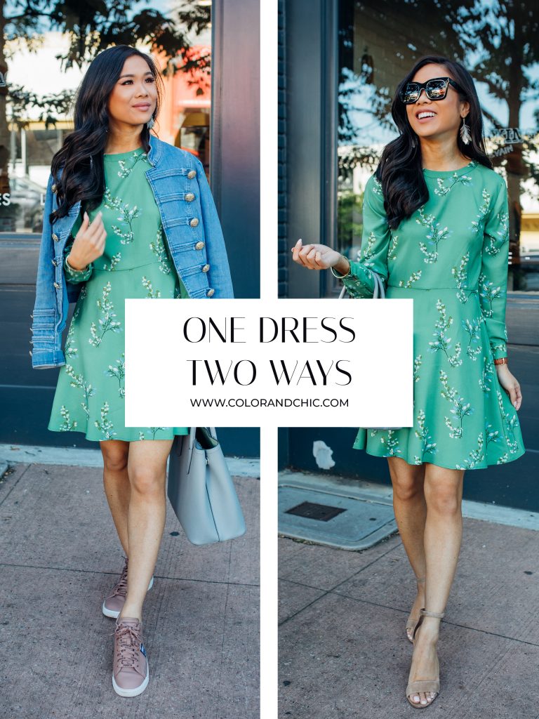 One Dress Two Ways :: For Work & Weekends - Color & Chic
