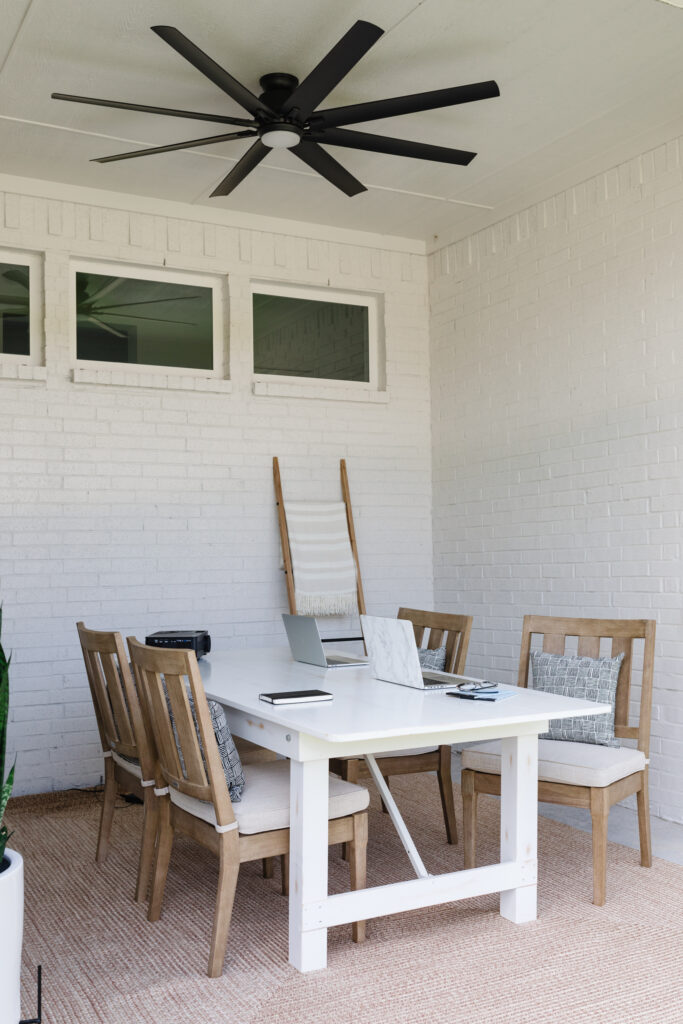 How to Turn Your Patio into an Outdoor Office - Color & Chic