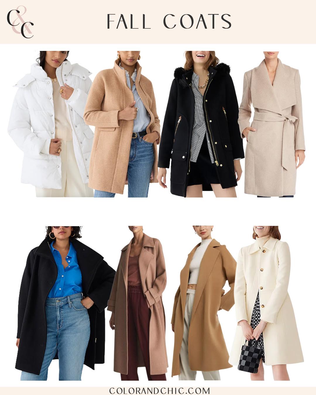 8 Stylish Coats for Women - Color & Chic